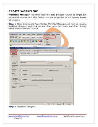 Informatica complex transformation ii | PDF