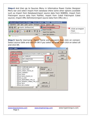 Informatica complex transformation ii | PDF