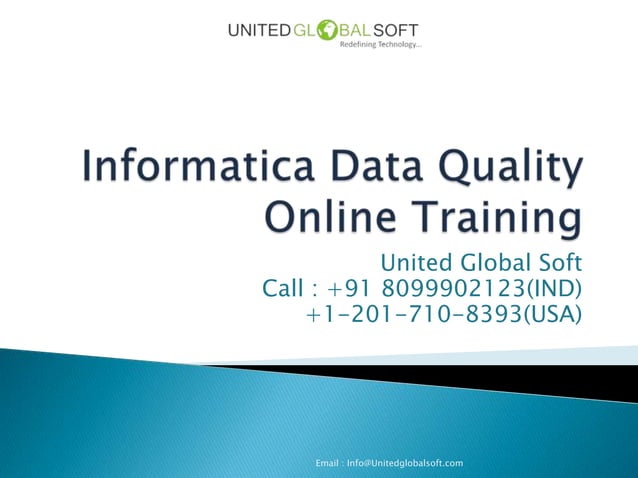 Informatica data quality online training | PPTX