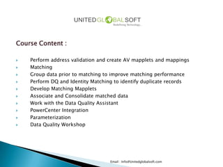 Informatica data quality online training | PPTX