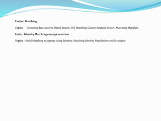 Informatica Data Quality Training | PPTX