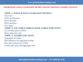 Informatica dvo training | PDF | Databases | Computer Software and Applications