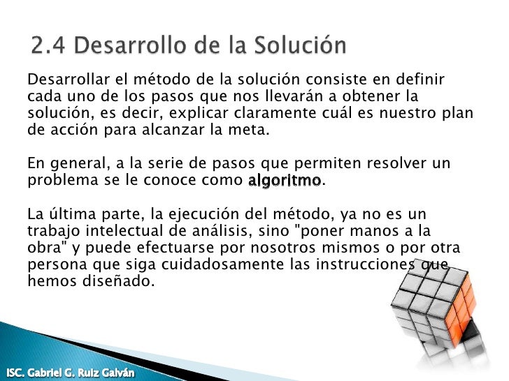Metodología de solución de problemas