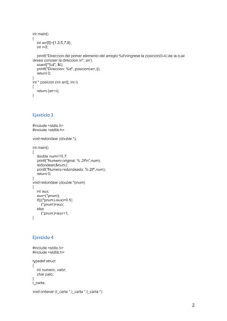 Informática ii ejercicios resueltos - practica 3 | PDF