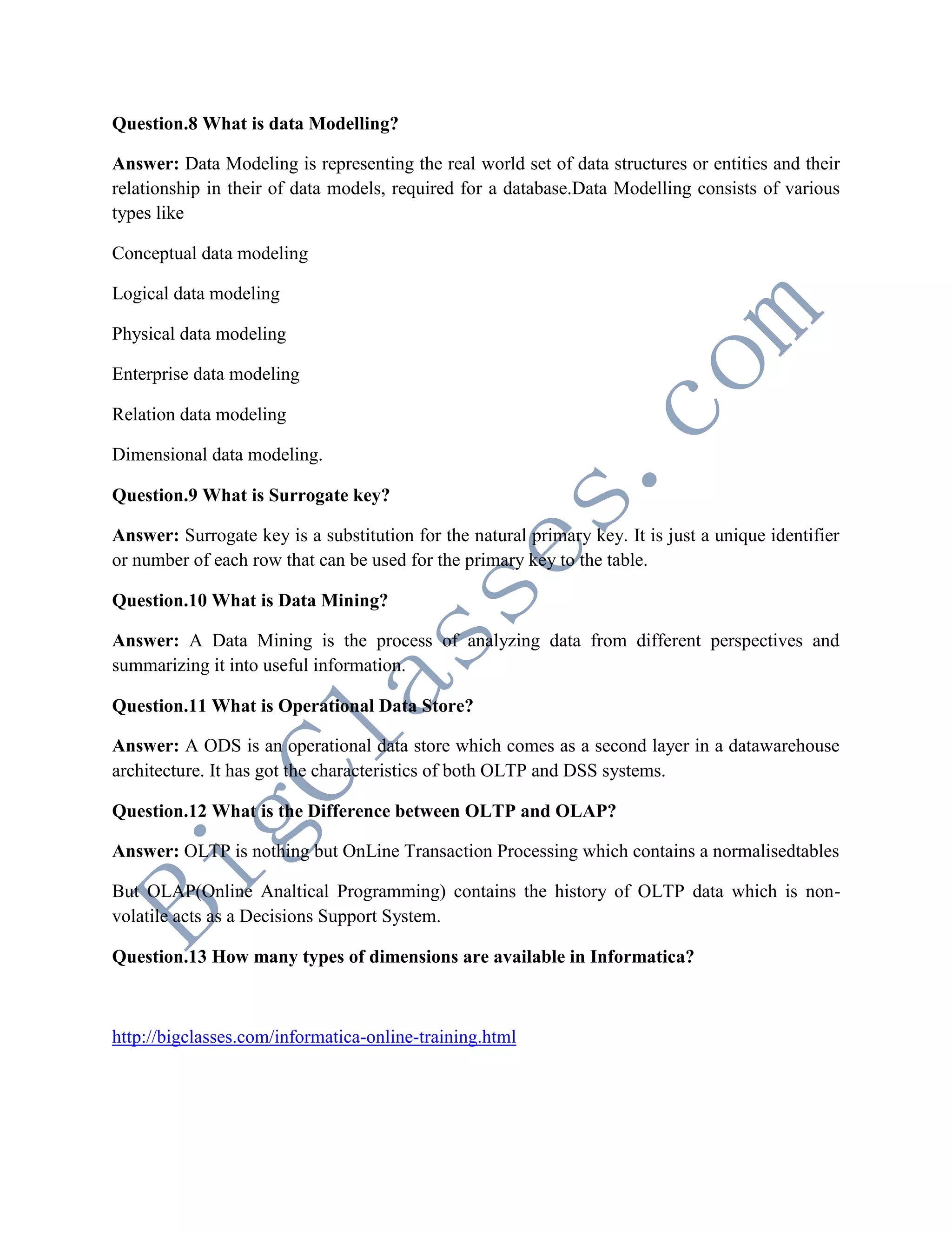 Informatica interview questions and answers|Informatica Faqs 2014 | DOCX