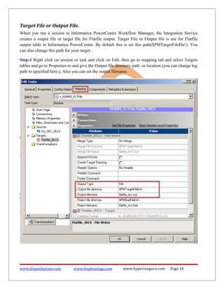 Informatica log files | PDF