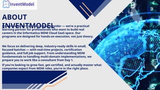 Informatica MDM Cloud SaaS Training with Real Projects [2025] | PPTX