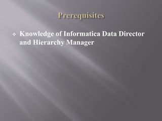 Informatica mdm online training | PPT