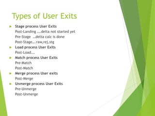 Informatica_MDM_User_Exits.ppt | Databases | Computer Software and Applications