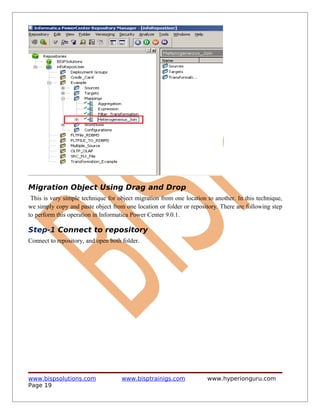Informatica object migration | PDF