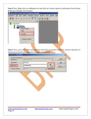 Informatica object migration | PDF