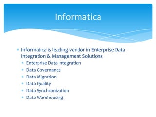 Informatica PowerCenter | PPTX