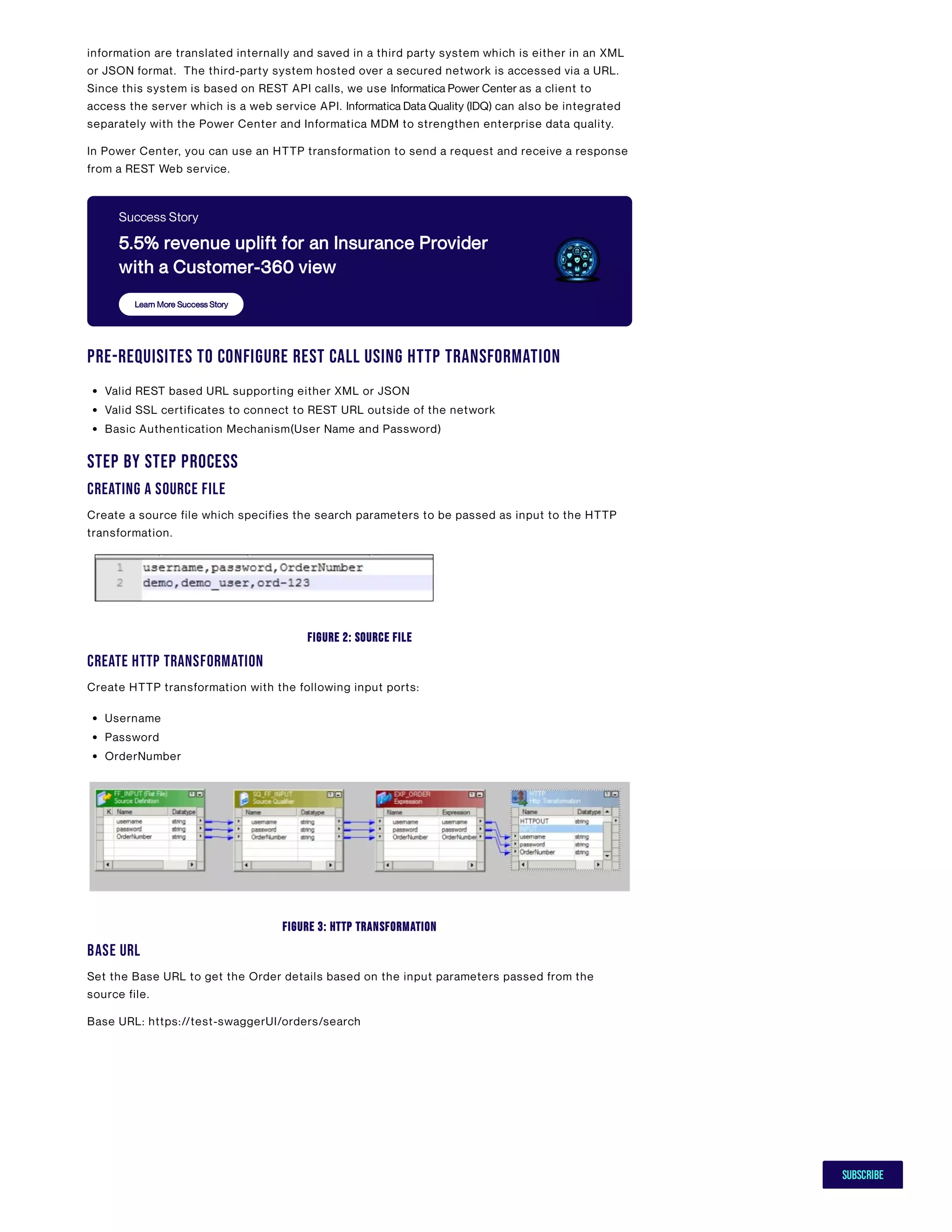 How to use Informatica Power Center as a RESTful Web Service Client? | PDF