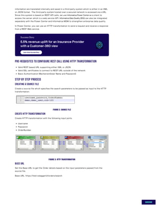 How to use Informatica Power Center as a RESTful Web Service Client? | PDF
