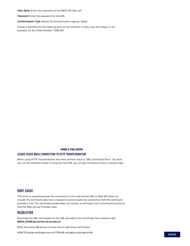 How to use Informatica Power Center as a RESTful Web Service Client? | PDF