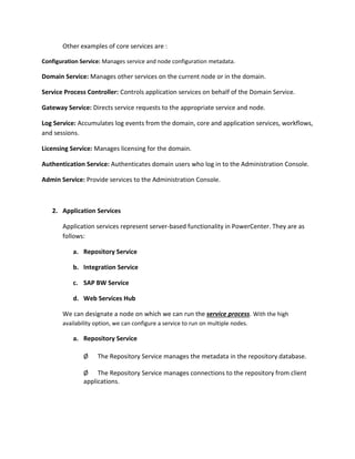 Informatica powercenter8.x Aarchitecture | PDF