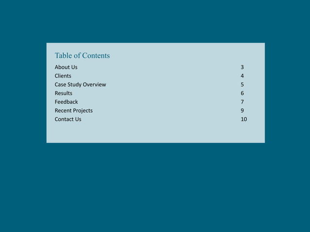 ExistBI Data Integration Consulting Case Study | PPT