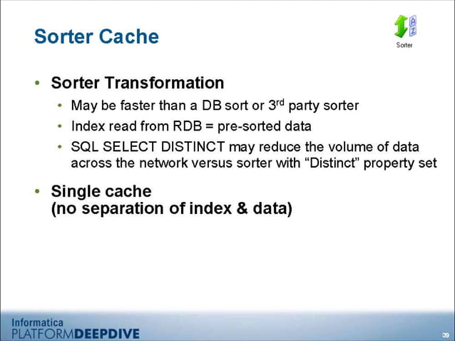 Informatica power center performance tuning | PPT