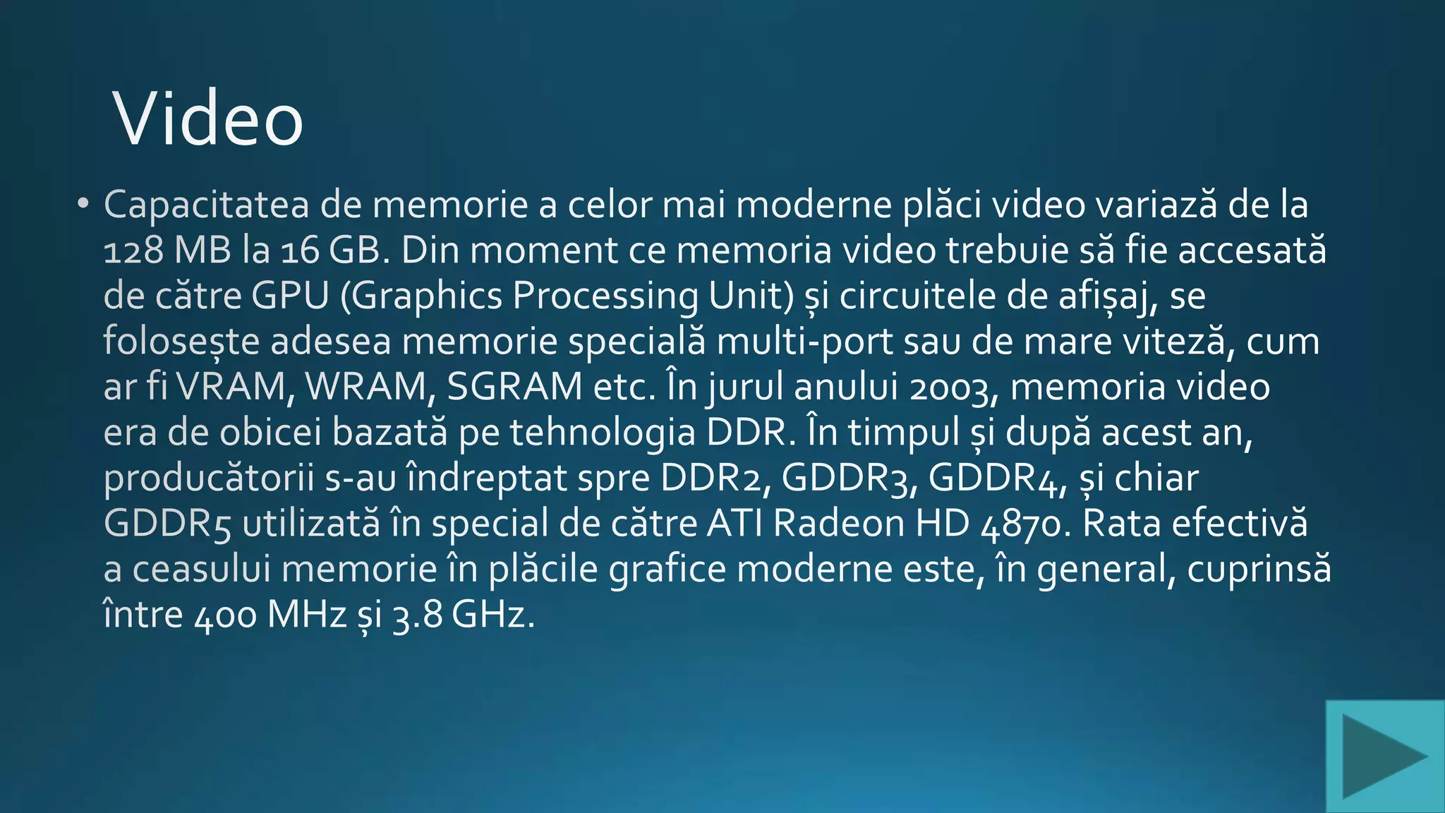 proiect pe memorie | PPT