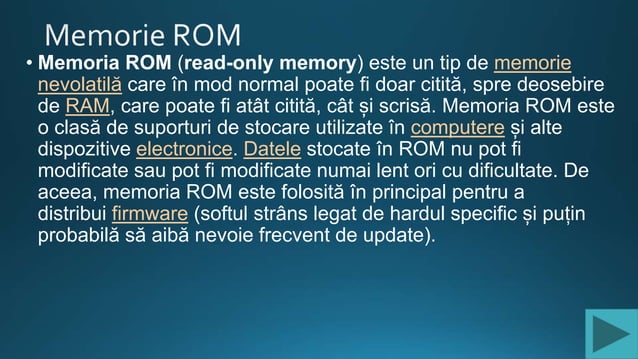 proiect pe memorie | PPT