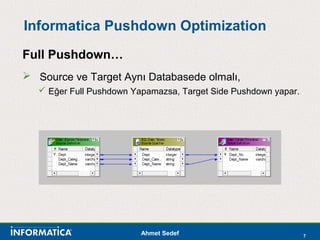 Informatica pushdown optimization eğitimi | PPT