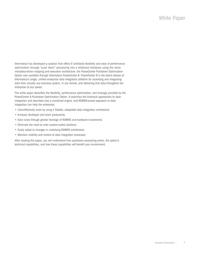 Informatica Push Down Optimization Implementation Pdf