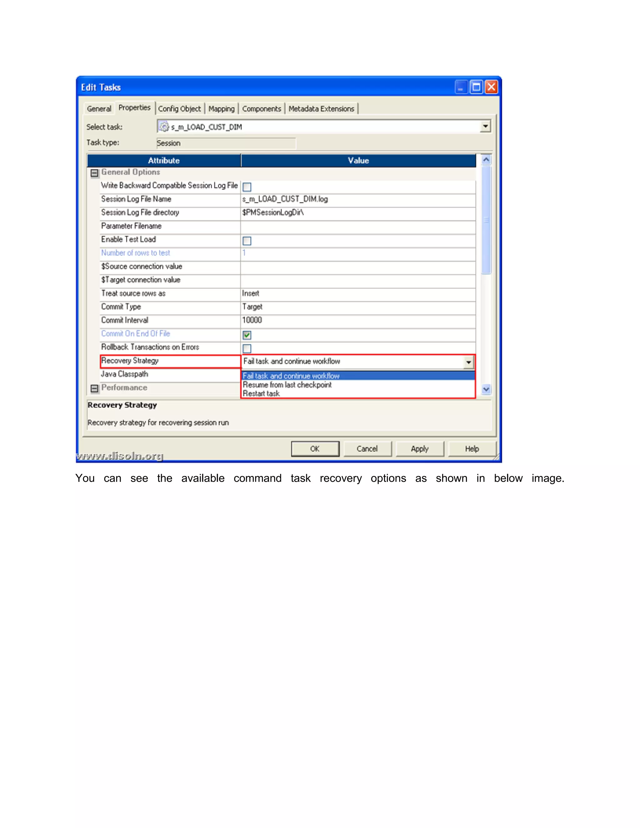 Informatica Failure recovery strategy | PDF