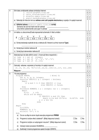 Informatica test (r)_ro | PDF