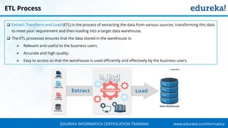 Informatica Training | Informatica PowerCenter | Informatica Tutorial | Edureka | PDF