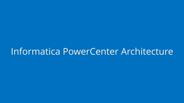 Informatica Training | Informatica PowerCenter | Informatica Tutorial | Edureka | PDF ...