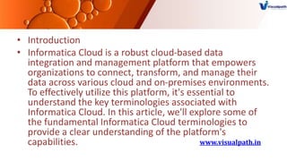 Informatica Training in Ameerpet-informatica Cloud Training 2-11.pptx