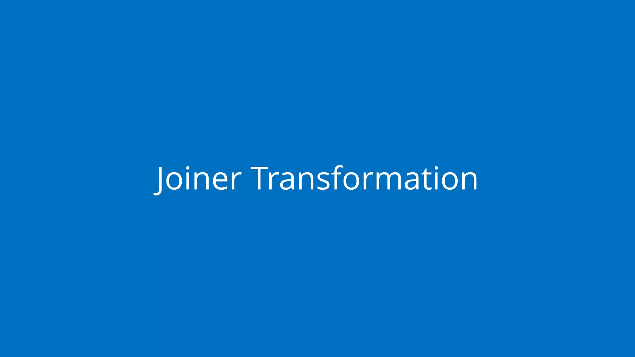 Informatica Transformations with Examples | Informatica Tutorial ...