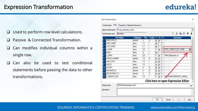 Informatica Transformations with Examples | Informatica Tutorial ...