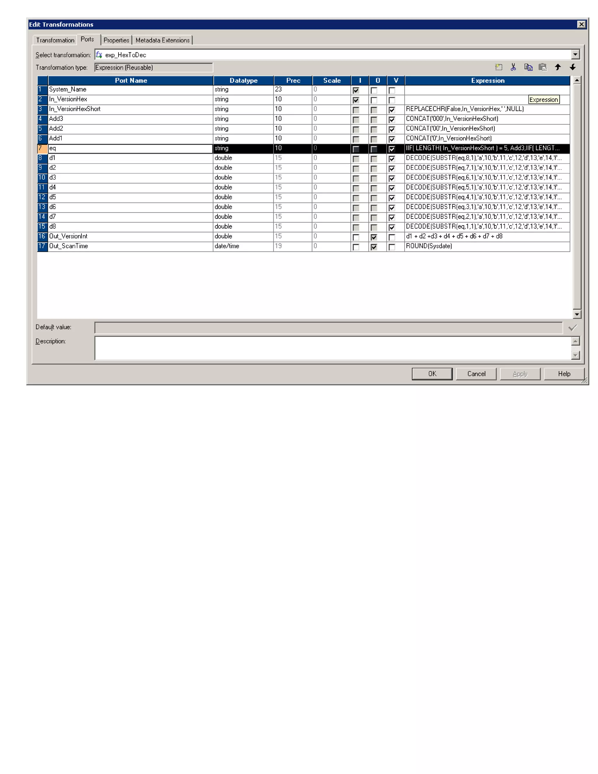 Informatica transformation example | PDF