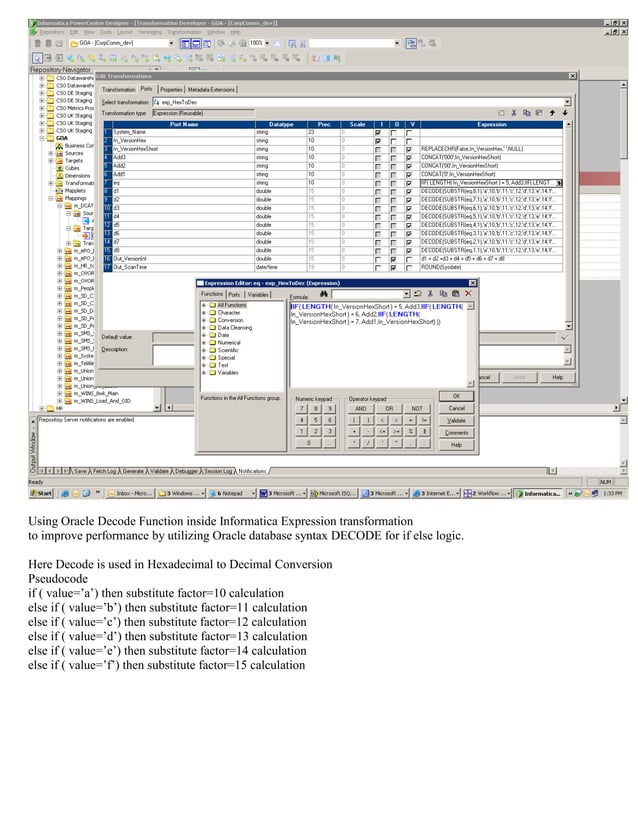 Informatica transformation example | PDF | Programming Languages ...