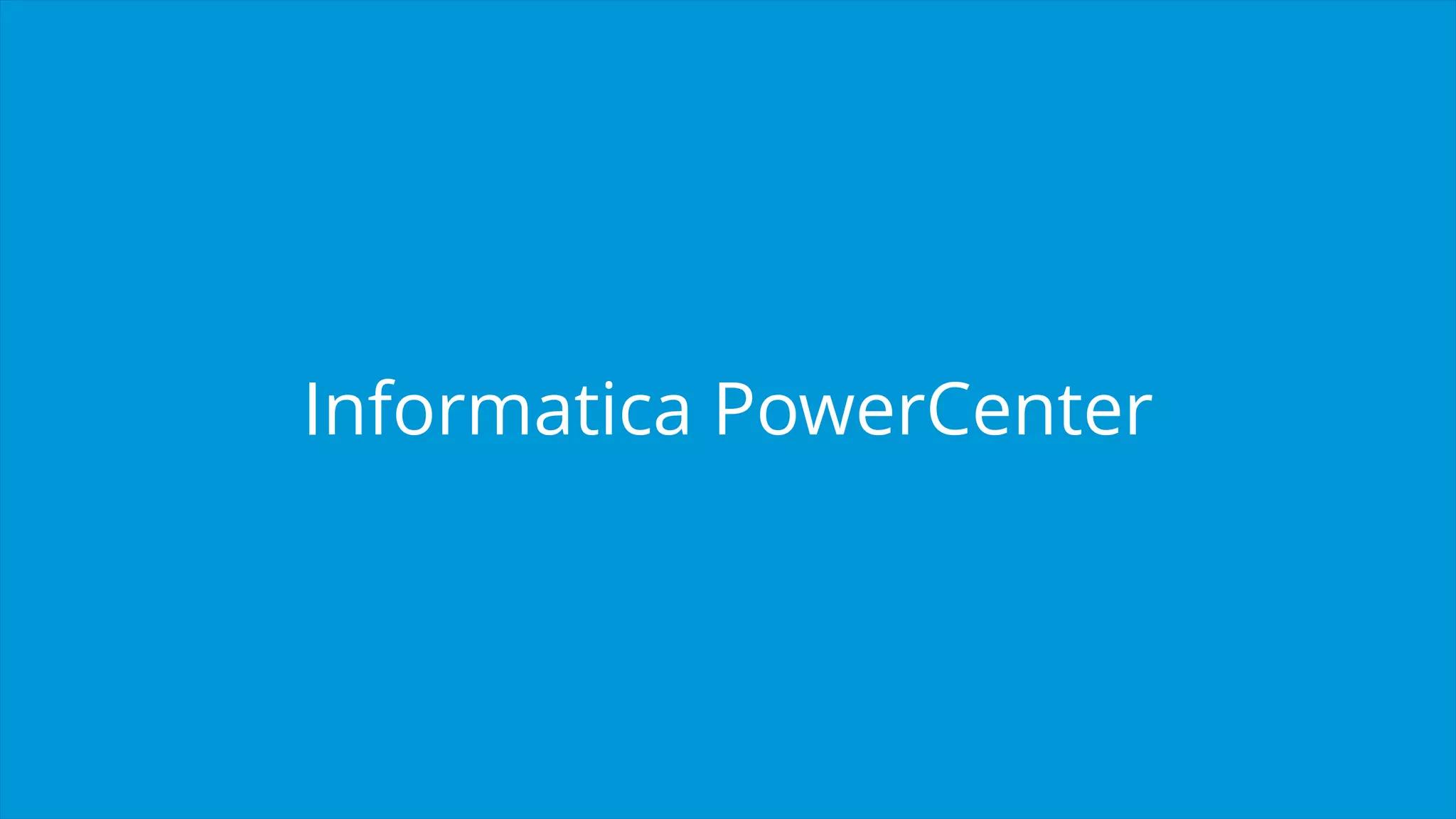 Informatica Tutorial For Beginners | Informatica Powercenter Tutorial ...
