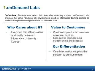 Informatica university on demand final | PPTX