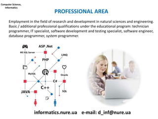 Bachelor, Computer Science, Informatics | PPT