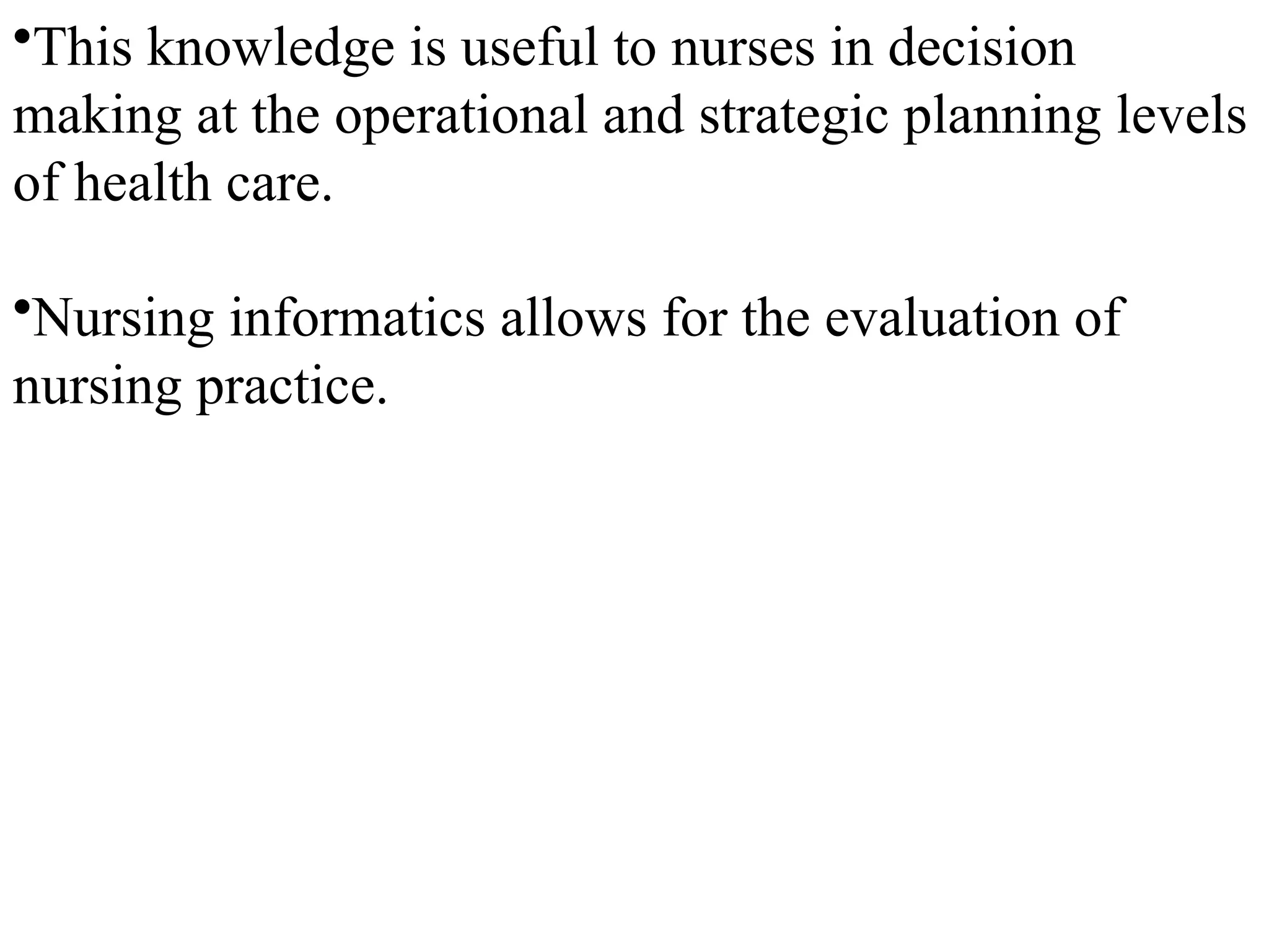Informatics in nursing and use of computer | PPTX