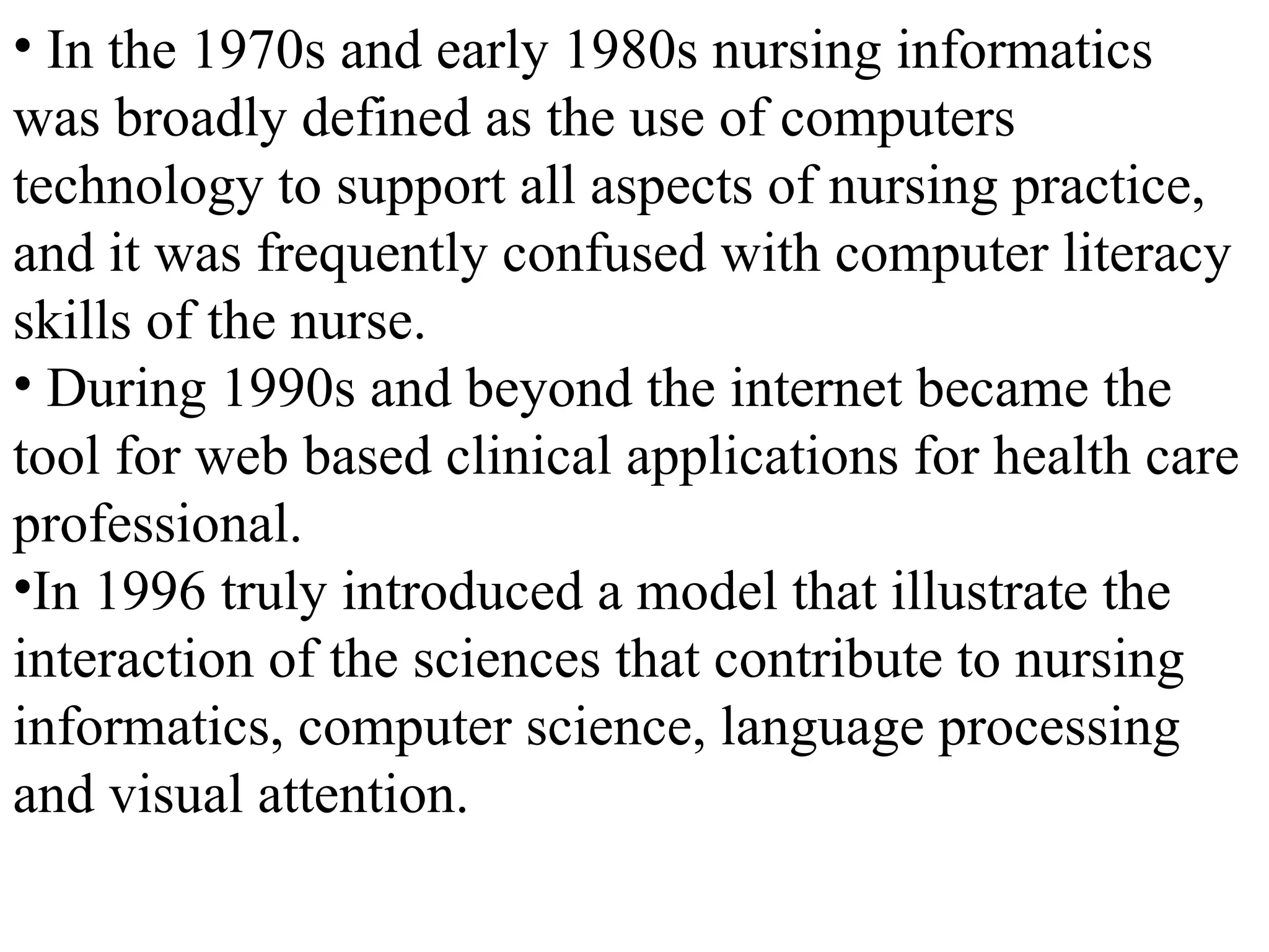 Informatics in nursing and use of computer | PPTX