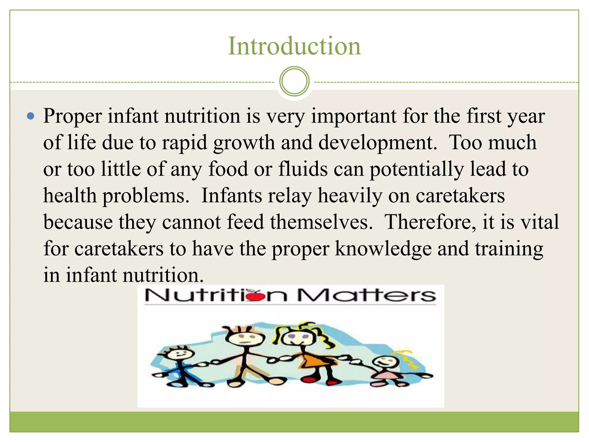 Informatics infant nutrition | PPTX