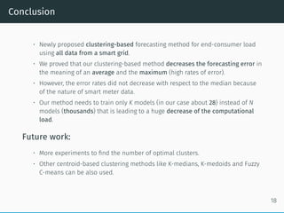 New Clustering-based Forecasting Method for Disaggregated End-consumer ...