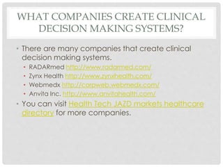 Evaluation of A Clinical Information System | PPTX | IT and Internet ...