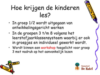 Informatieavond 2013 korte versie | PPTX | Education