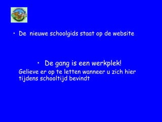 Informatieavond groep 3 b | PPT