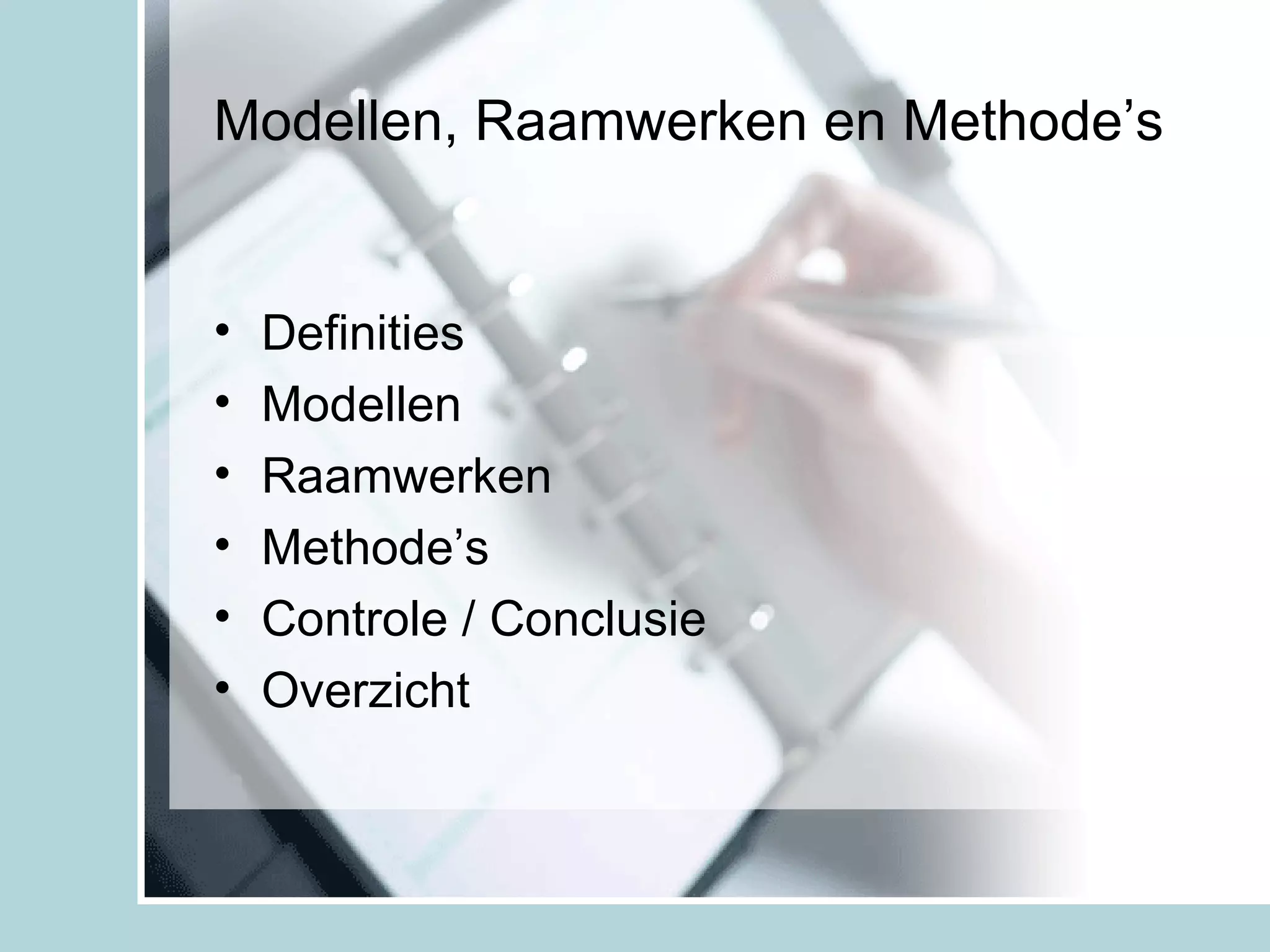 Informatiebeveiliging: Modellen Raamwerken Methodes | PPT