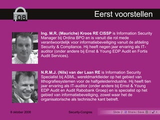 Informatiebeveiliging & Web 2.0 | PPT