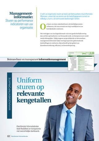 Informatiebroker voor betrouwbare en transparante stuurinformatie | PDF