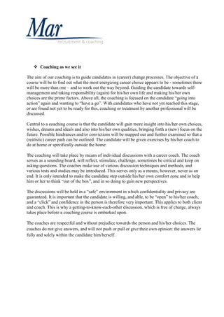 Coaching | PDF