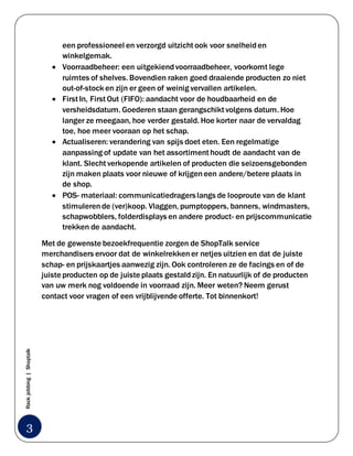 Informatie fiche Rack Jobbing | DOCX | Business | Business and Finance